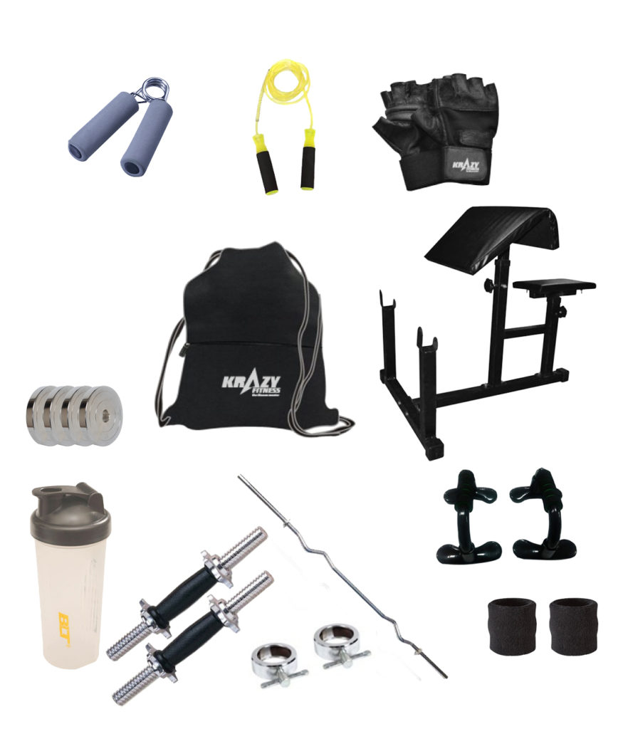 Krazy 10 kg Home gym set Hammer-S – blt