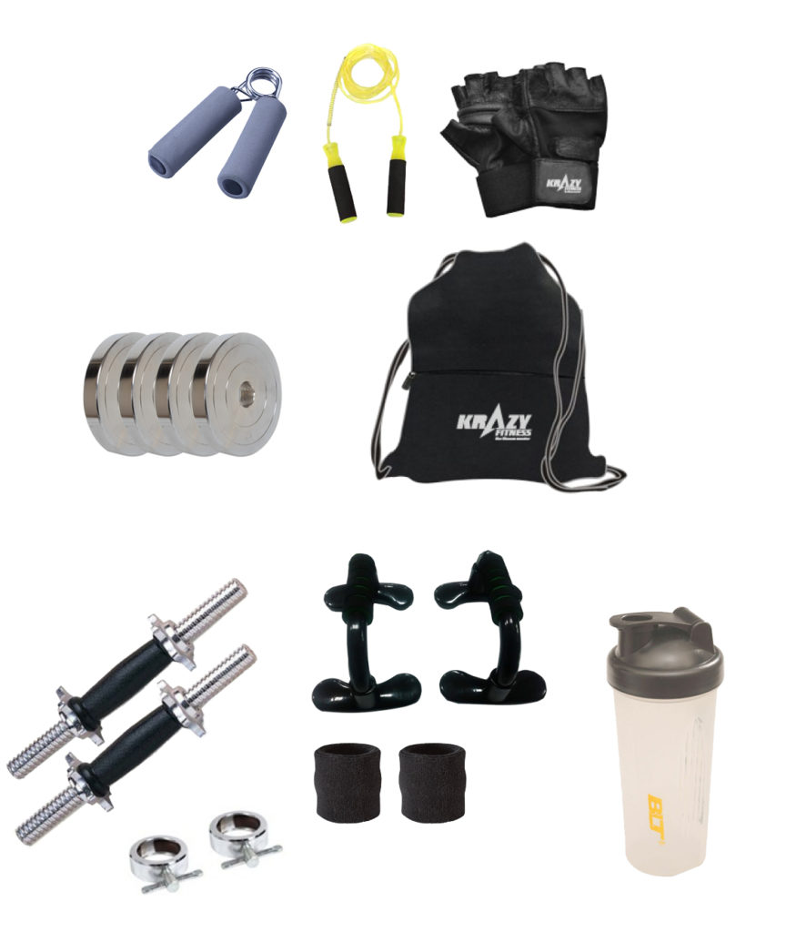 Krazy 10 kg Home gym set Pro-S