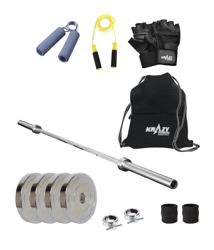 Krazy 12 kg home gym set Max-S